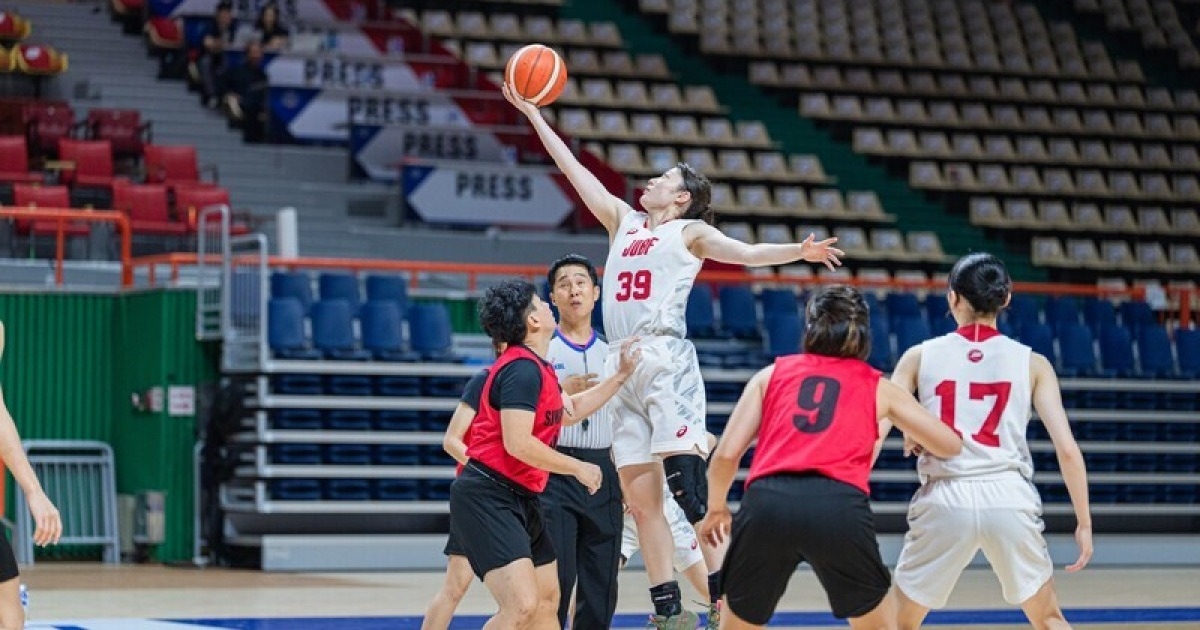 [BK포토] 2025 WKBL 퓨처스리그 싱가포르 국가대표 vs 일본 대학선발 경기 화보