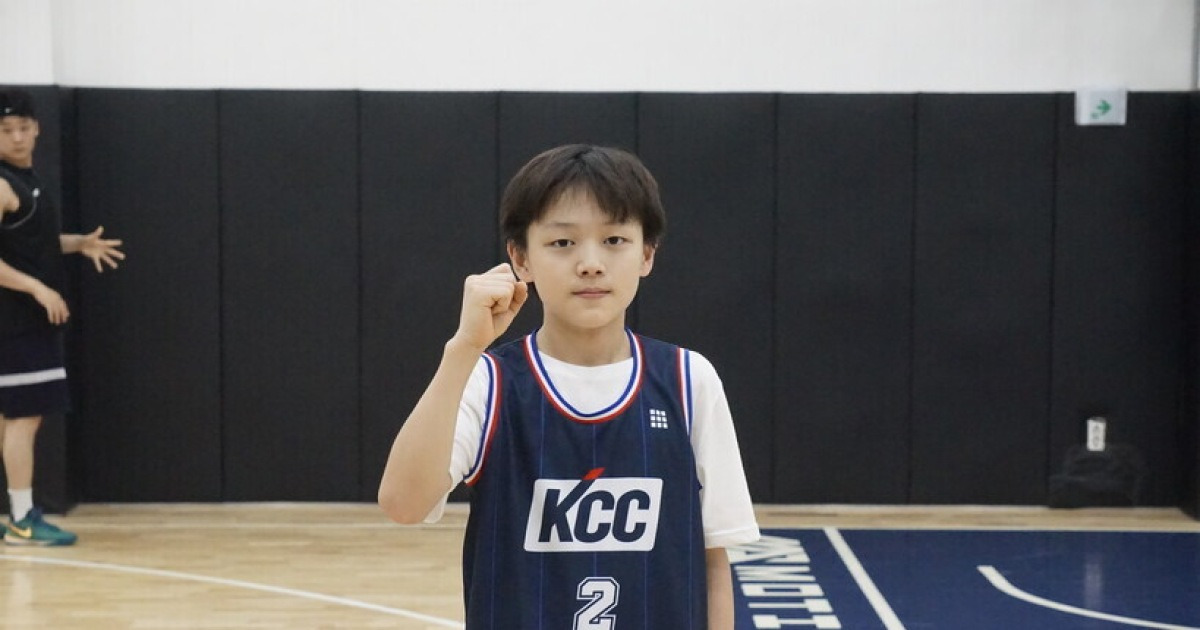 부산 모션스포츠 U12 서현준 "KCC 대표로 KBL 대회 우승하겠다!"