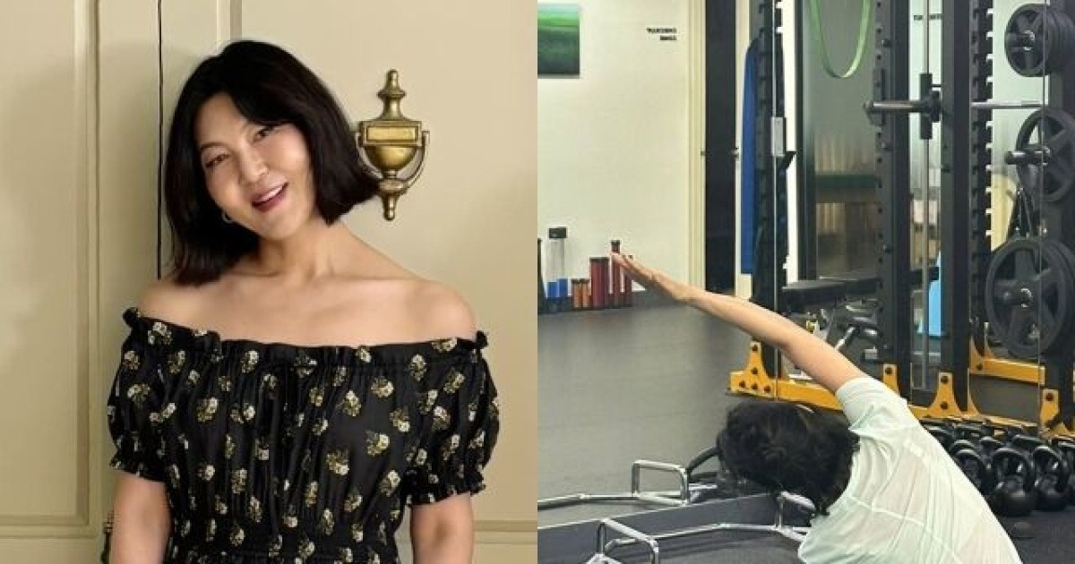 '14kg 감량' 한혜연, 이러니 46kg 유지하지…땀에 젖어 '오운완'