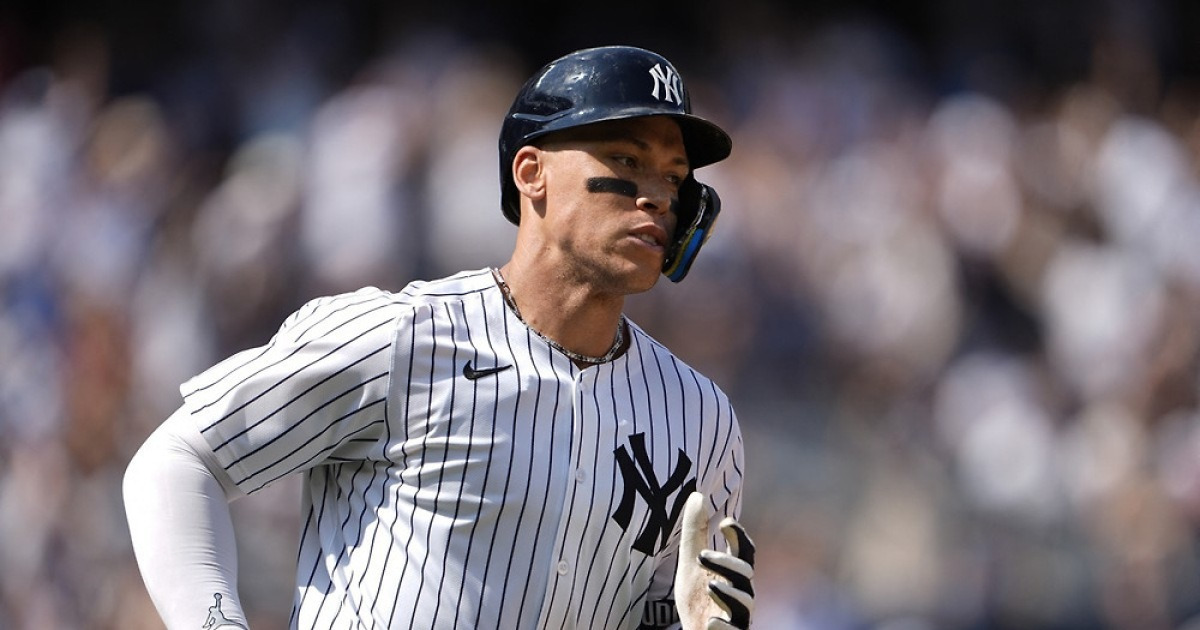 양키스 저지, MLB 최소경기 350홈런…맥과이어보다 192경기 빨라