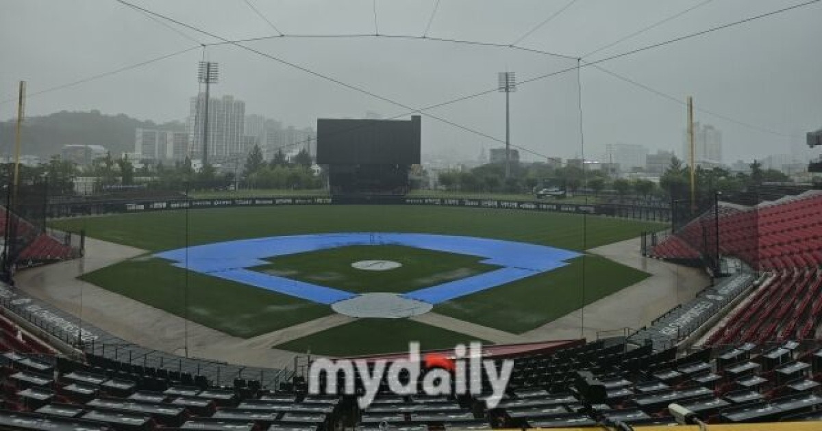 KIA·NC 17일 후반기 개막전 광주 물폭탄으로 취소…나성범·김선빈 복귀전 연기, 4연전 피했다[MD광주]