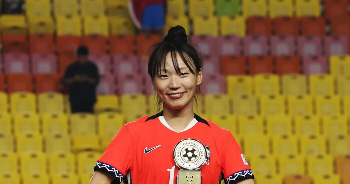 '만능 멀티플레이어' 장슬기 MVP 등극! '동아시안컵 정상' 韓 상금 7만 달러... 최우수 GK 김민정 [공식발표]