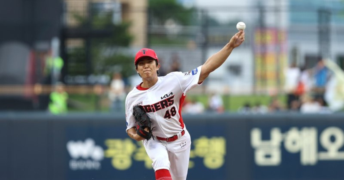 417일 만의 귀환… 151km 이의리, 팔꿈치 수술 딛고 복귀전 ‘희망과 숙제’