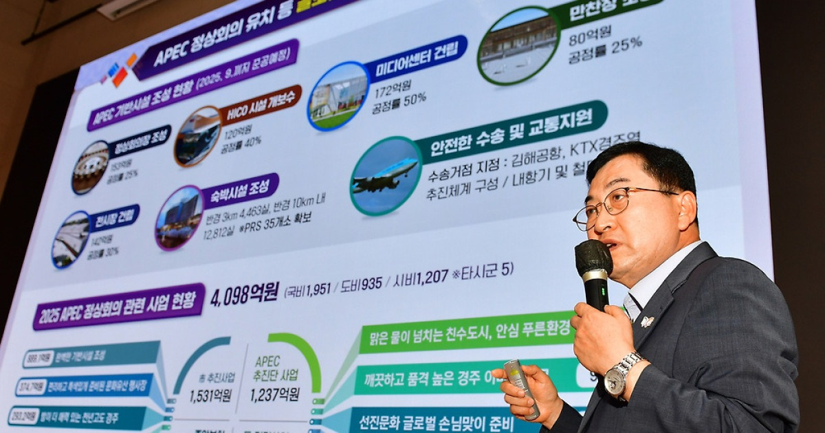 APEC 'D-100'…경주시 "정상숙소 등 차질 없이 준비"