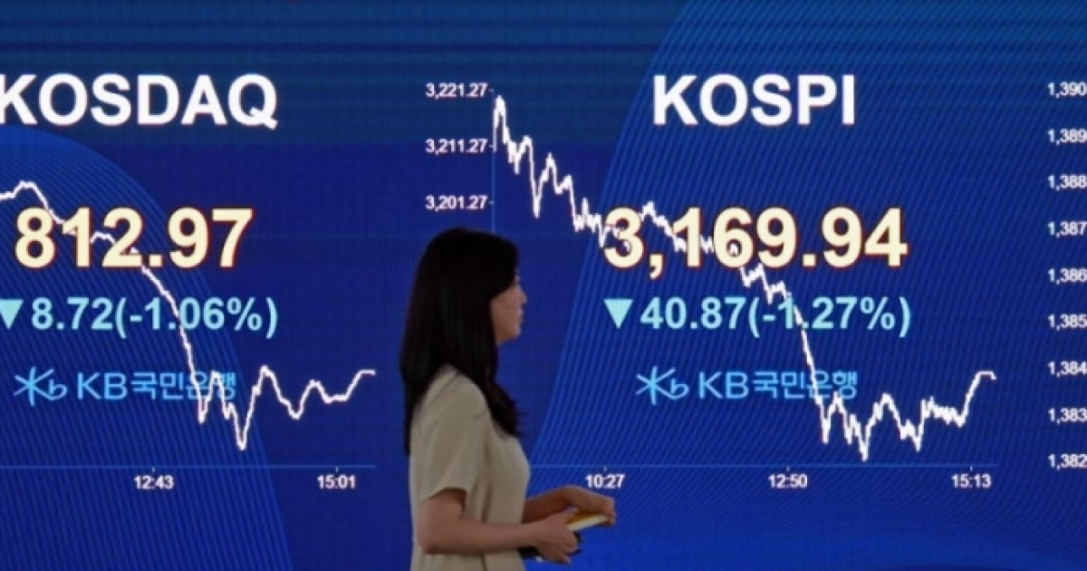 개미들 "더이상 못버텨"…외인·기관 매물에 코스피 40p 하락