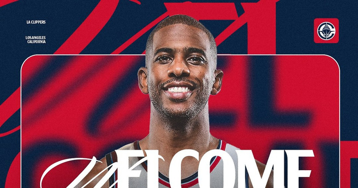 '은퇴 선언' 크리스폴, '라스트 댄스' 낭만의 클리퍼스행... '1년 50억 계약' NBA 21번째 시즌