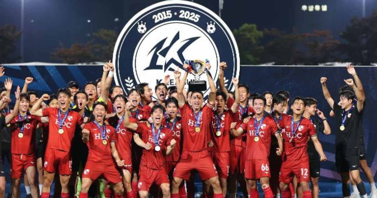 부산, K리그 U18 챔피언십에서 인천 꺾고 '전승 우승'... U17 우승은 서울