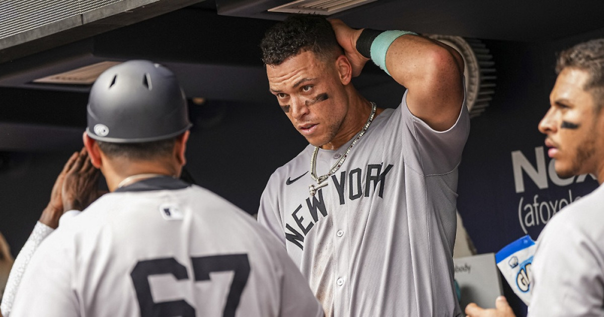 MVP도 지구우승도 위기 양키스 '대형 악재', 저지 IL 등재한 날 3연패 수렁, "DH로도 뛰고 싶었지만"