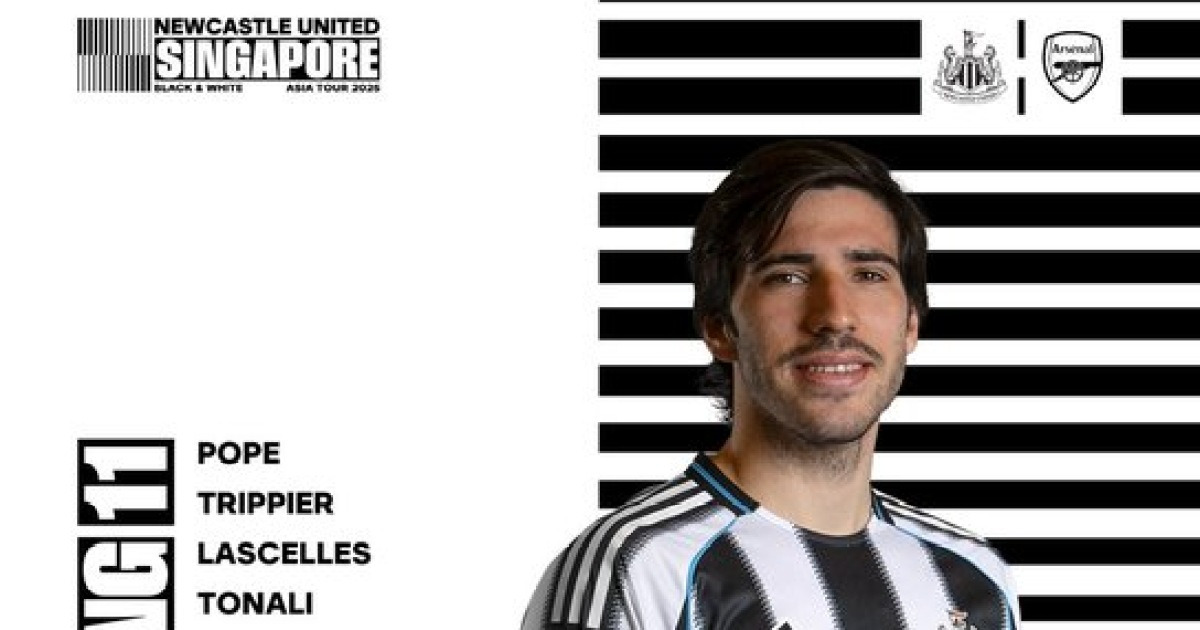 미리 보는 UCL! ‘박승수 교체’ 뉴캐슬, 싱가포르서 ‘PL 2위’ 아스널 상대한다...양 팀 선발 명단 공개