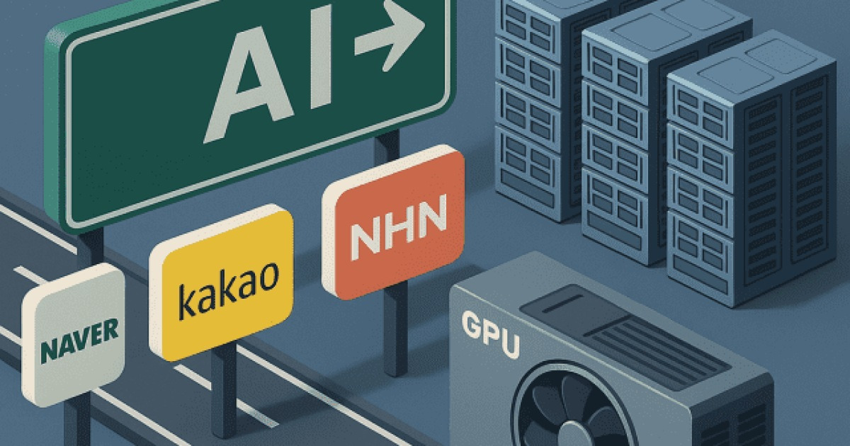 'AI 고속도로' 주역된 네이버·카카오·NHN…민관 GPU 1.3만장 가동