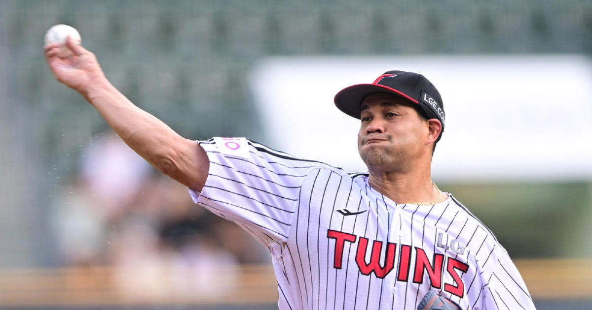 ‘2G 연속 QS’ 치리노스, KT전 6이닝 1자책 2실점 호투..8승 보인다