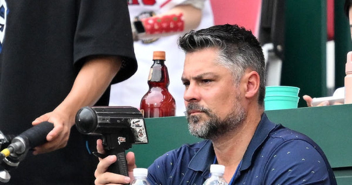 SSG 랜더스필드 찾은 ML 스카우트 [사진]