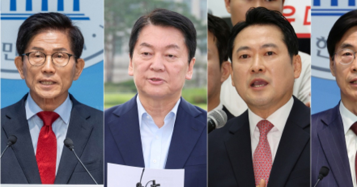 국민의힘 ‘당권 5파전’ 시작…첫날 TK·PK 표심 공략