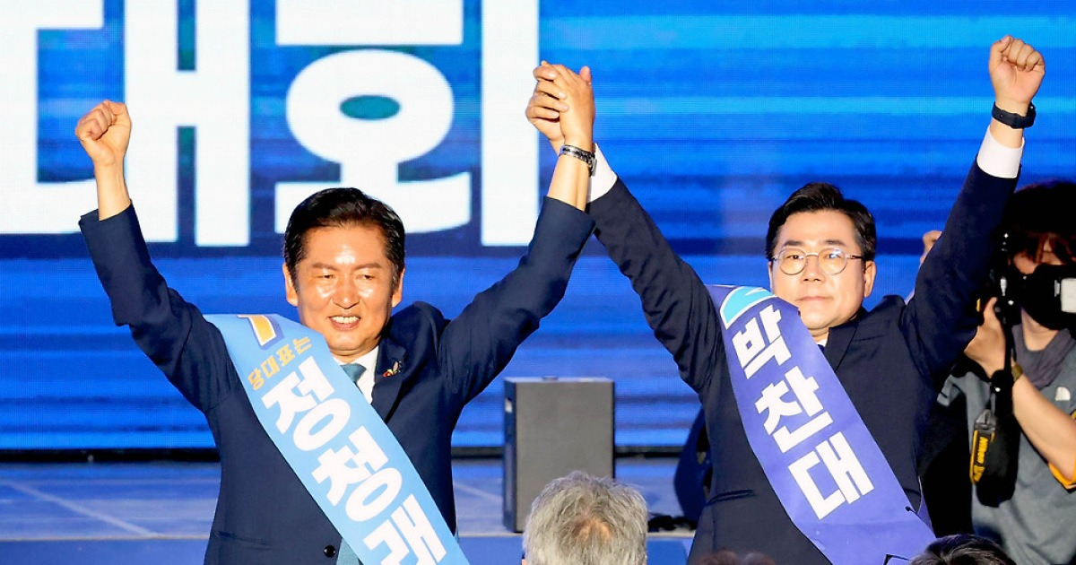 기사 "정청래가 박찬대를 압도한 3가지 장면" - DVDPrime