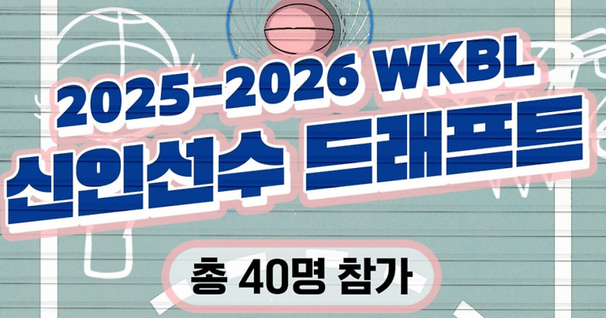 WKBL 신인선수 드래프트 '역대 최다' 40명 지원... 오는 20일 개최
