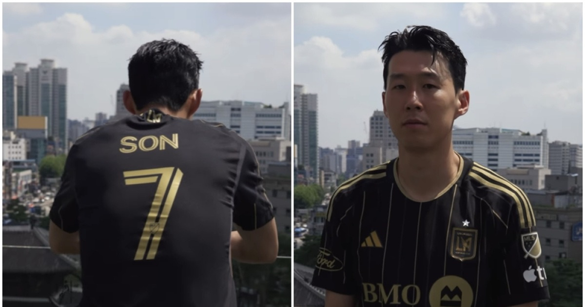 동대문서 LAFC 7번 유니폼 입은 손흥민…"새 시대가 열렸다"