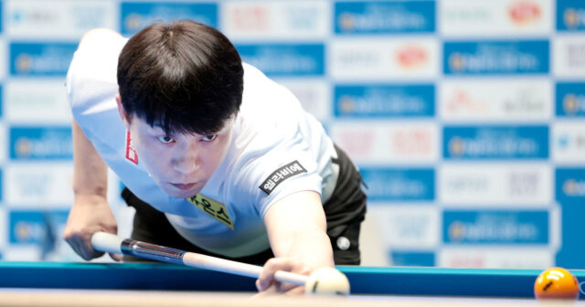 ‘AVG’ 3.750’ 최성원, PBA 64강서 신들린 장타로 김준태 제압…김민아는 혈투 끝 김가영에게 승리