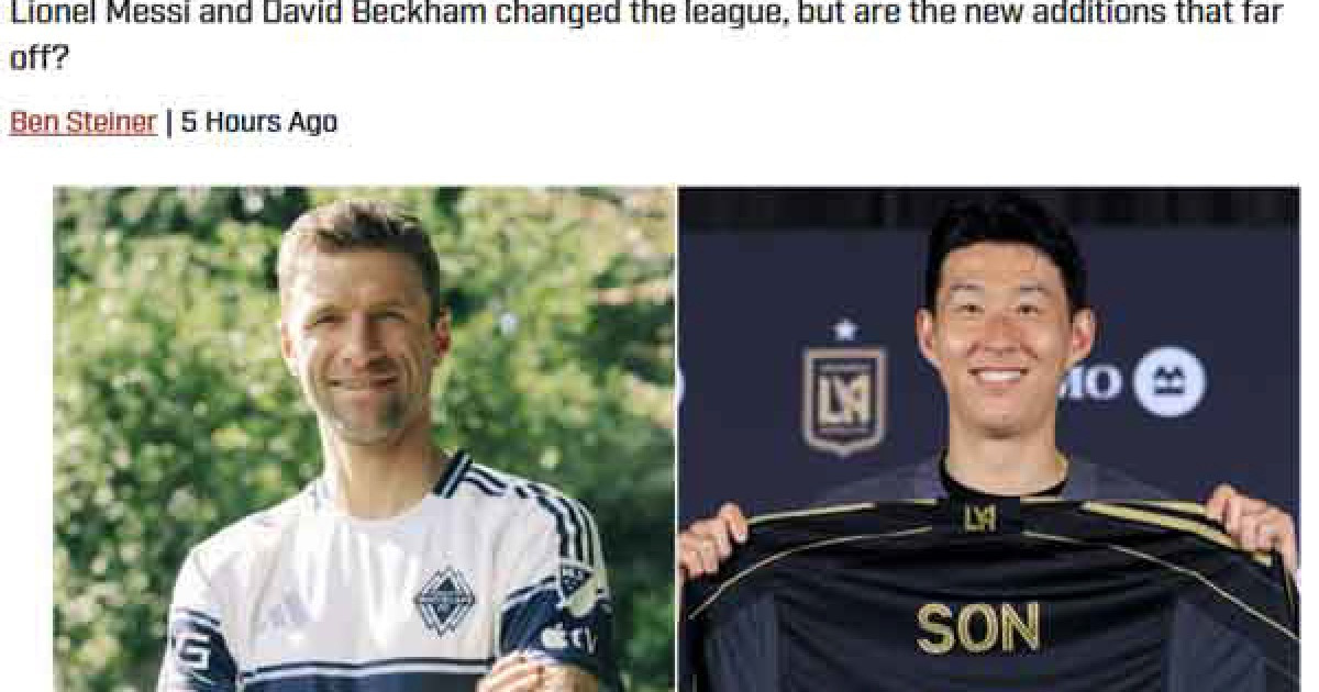 "앙리-드록신 저리가라" SON, MLS 입성한 최고의 스타 4위에…1위는 '넘사' 메시