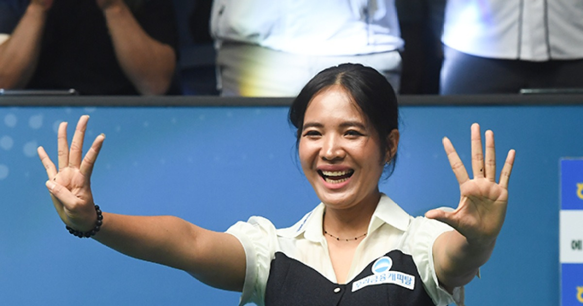 '캄보디아 특급' 스롱 피아비, 김민아 꺾고 LPBA 시즌 2승·통산 9승