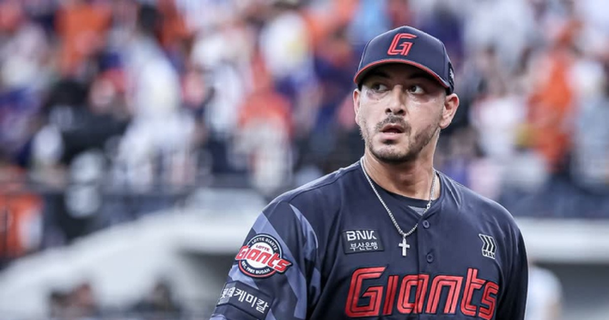 ML 38승 투수가 KBO 데뷔전에 5실점이라니…벨라스케즈, 한화 만나 호된 신고식 '롯데 5연패'