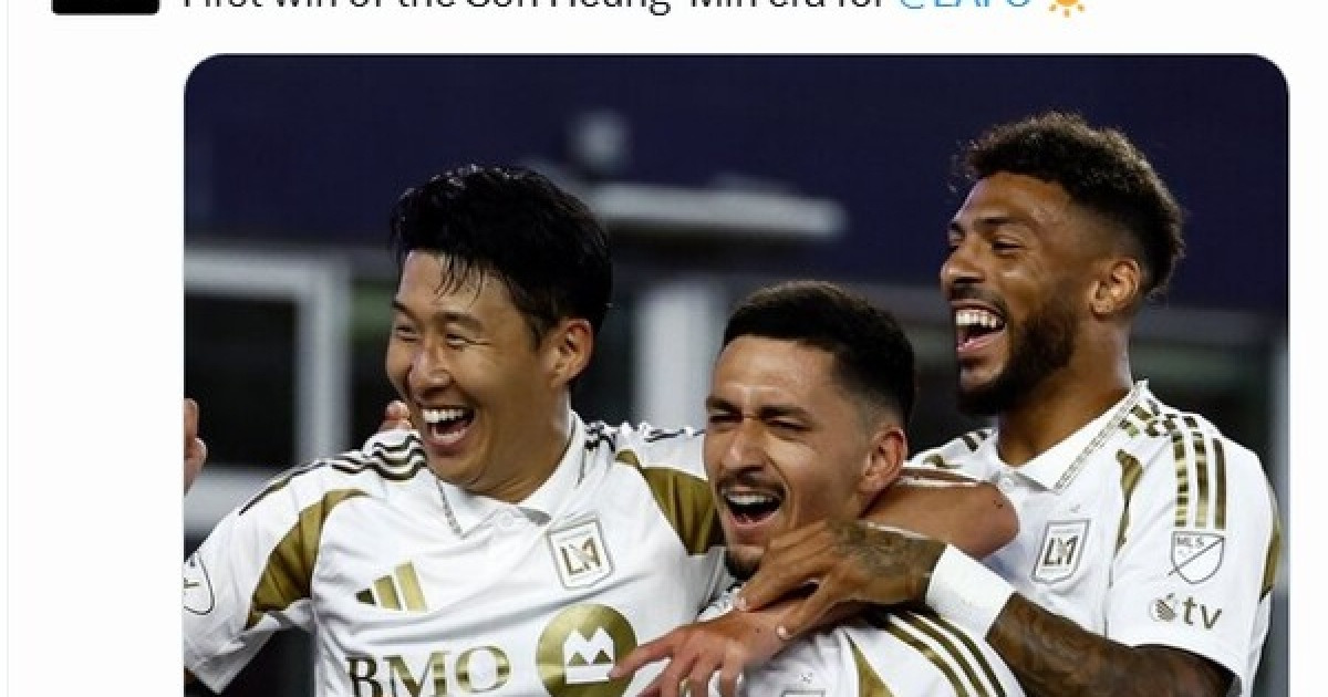 MLS 공식 SNS "LAFC, 손흥민 시대에 첫 승리"