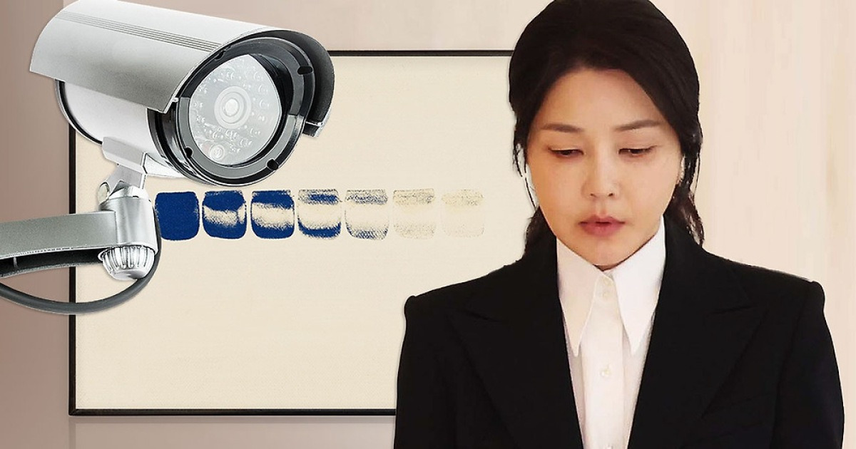 [단독] '양평 압수수색' 이틀 뒤 '이우환 그림' 빼돌리는 CCTV 확인