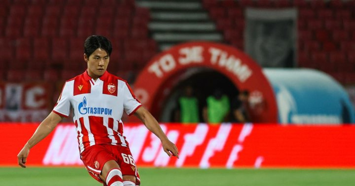 '설영우 풀타임' 즈베즈다, UCL PO 1차전서 파포스에 1-2 패배