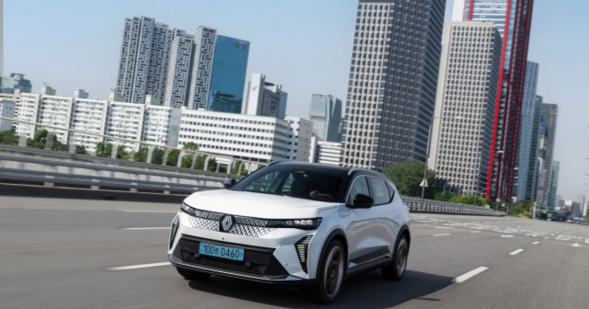 르노코리아, ‘세닉 E-Tech’ 판매 개시···최대 460km 주행