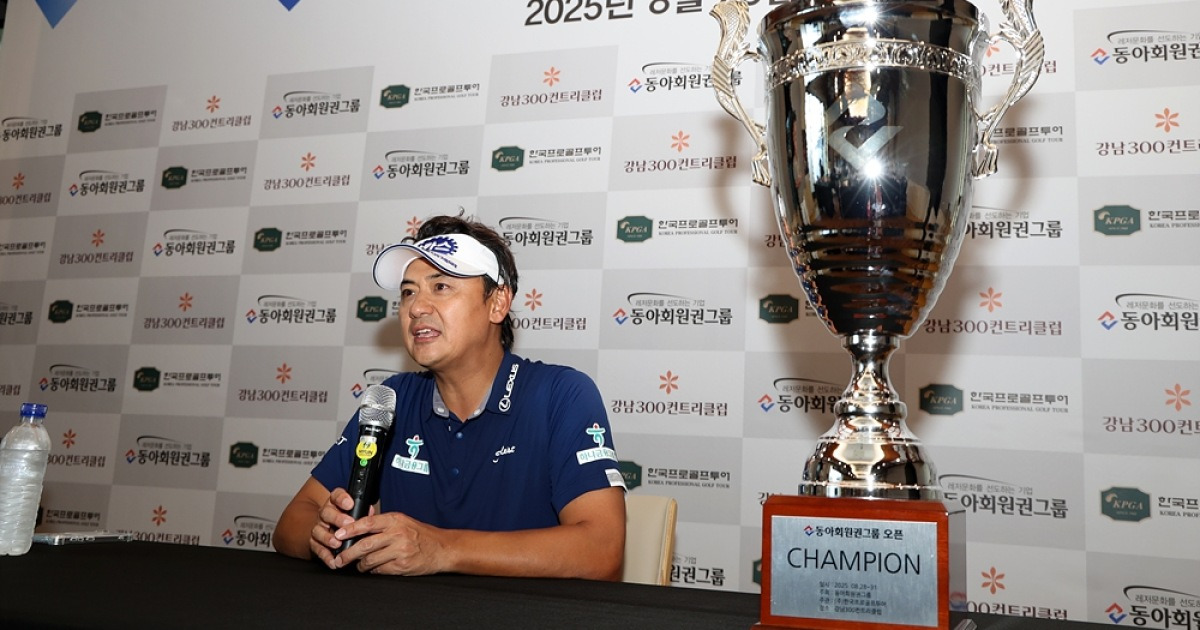 불혹 이후 2승 KPGA 박상현 "골프엔 누구보다 진심"