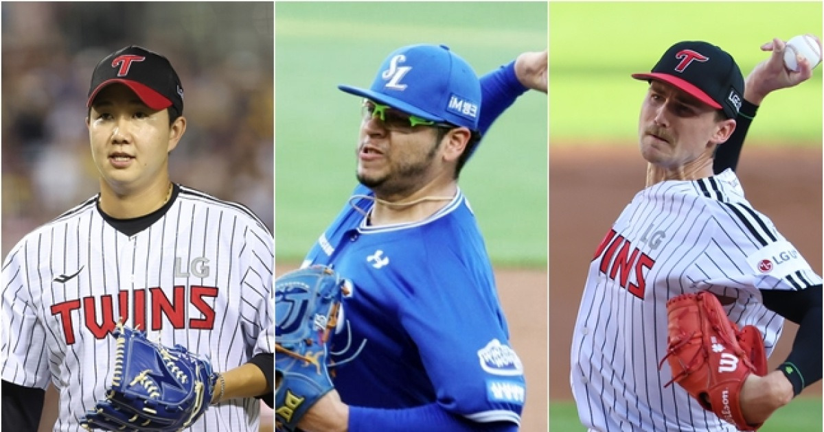 '이닝 먹방' 후라도에 '우승 청부사' 톨허스트까지→KBO 8월 MVP 후보 6명 발표