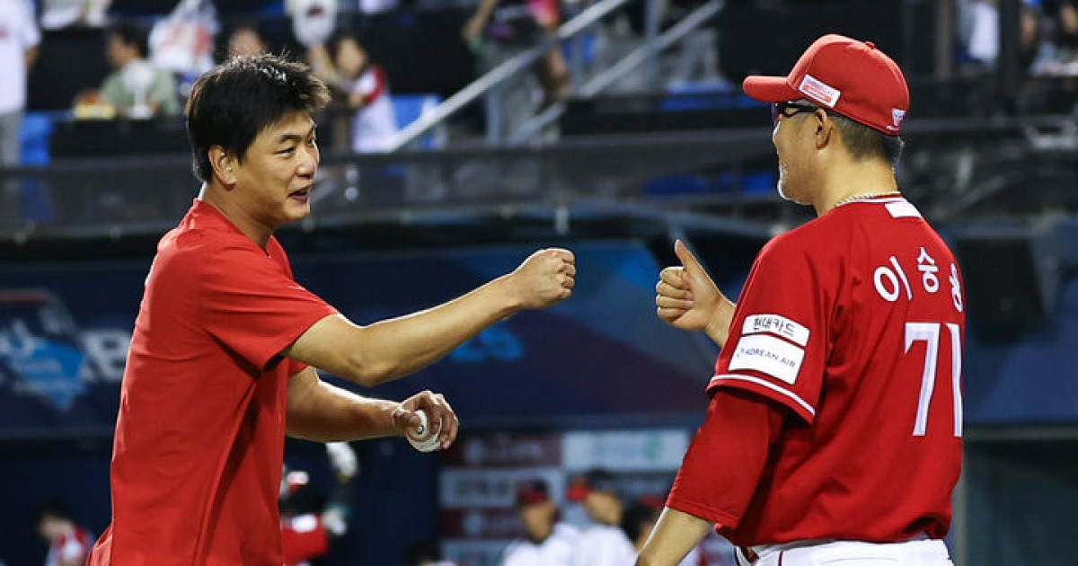 '김광현 2000K' SSG, 선두 LG 잡고 5연승…3위 수성 청신호