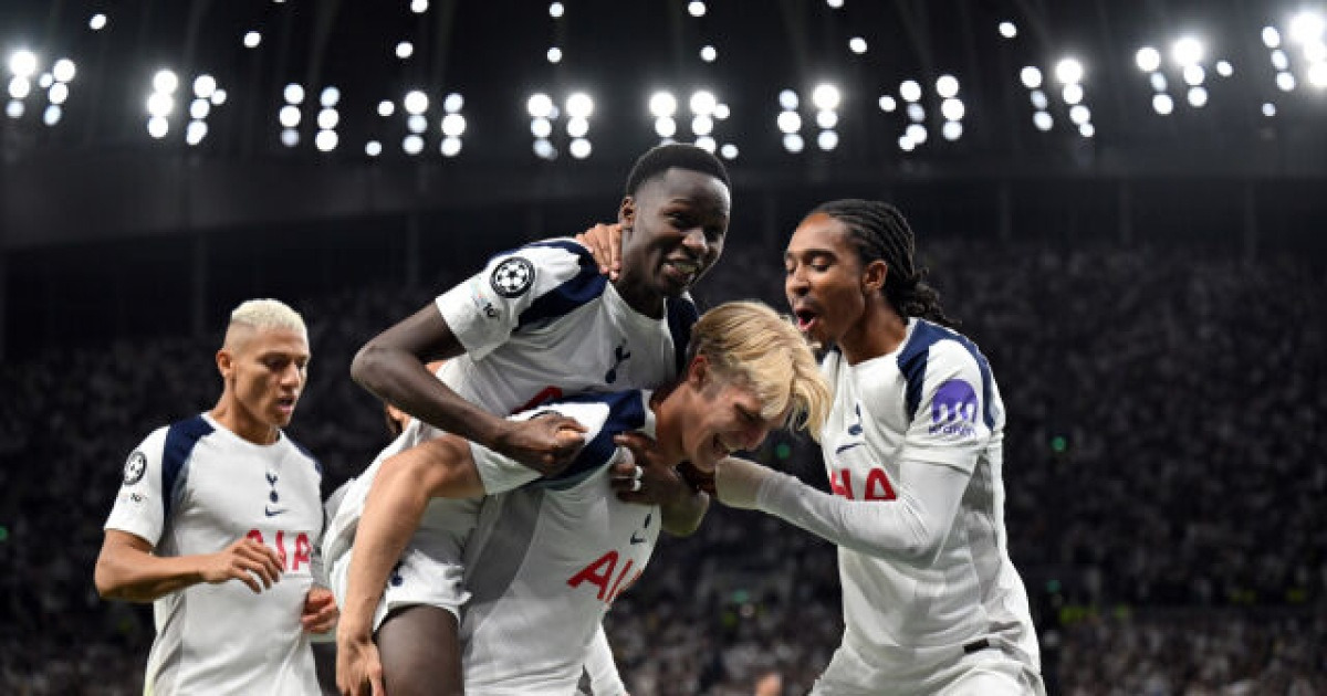 'SON 떠난' 토트넘, UCL 첫 경기서 승리에도…"이런 경기력으로는 조별리그 통과 어려워" PL 출신 공격수 비판