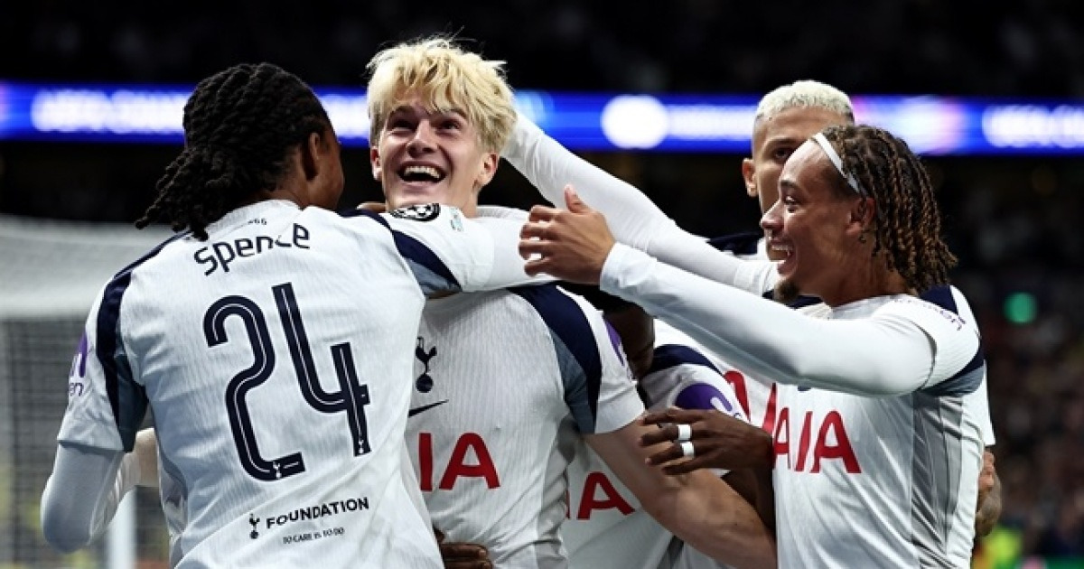 '3시즌 만에' 토트넘 챔피언스리그 복귀전, 비야레알에 1-0 신승... 프랭크 감독 '첫 UCL 도전'