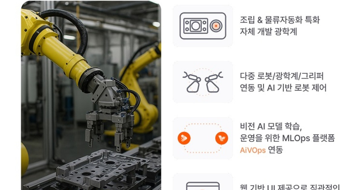 아이브(AiV), 제조·물류 특화 AI 로보틱스 플랫폼 ‘아이봇(AiVot)’ 출시··· 양산 현장 적용 확대