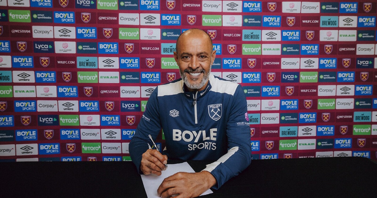 [오피셜] '누누 감독은 불사조, 화려하게 돌아왔다' EPL 1호 경질 18일만에 전격컴백, 포터 후임으로 웨스트햄 감독 공식발표