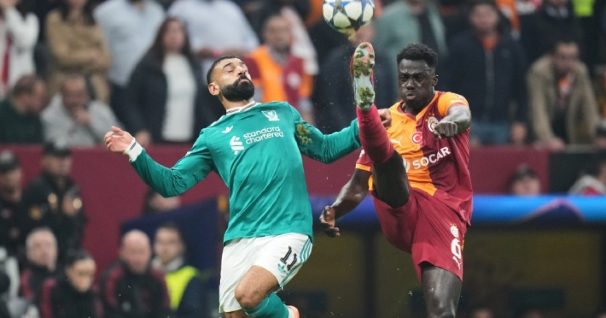 5000억 쏟아부은 리버풀, 공식전 2연패 '휘청'…UCL서 갈라타사라이에 패배