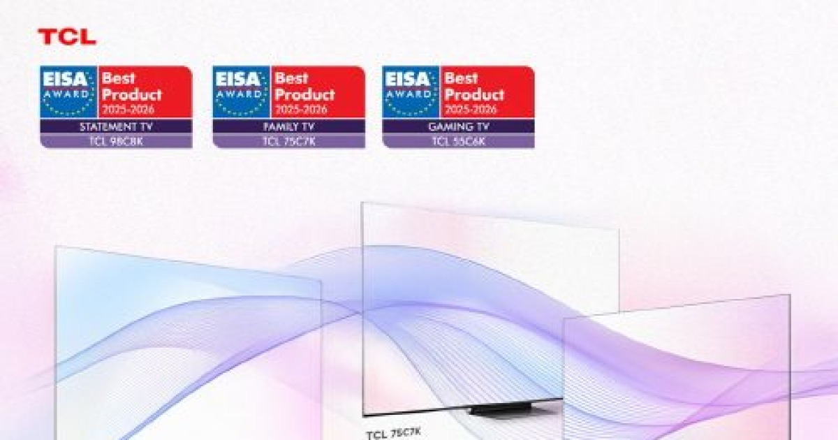 TCL, QD-미니 LED TV로 ‘EISA 어워즈’·‘IFA 2025’ 수상