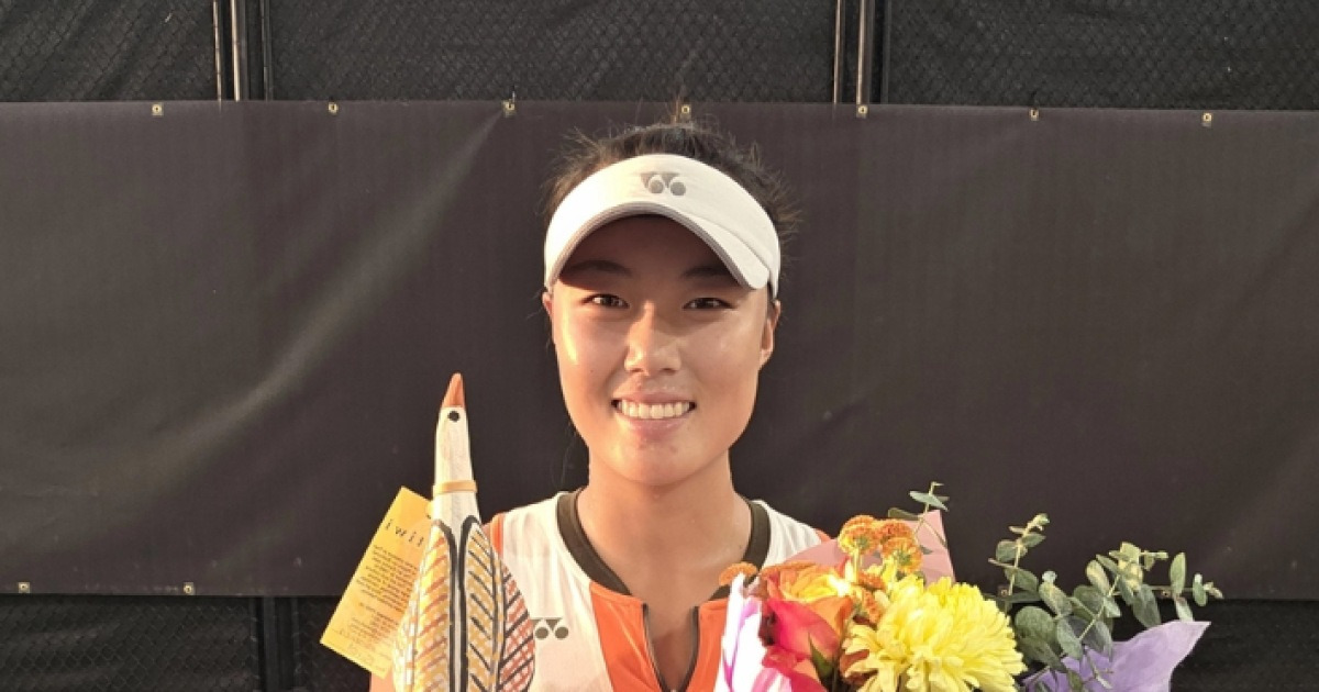 女 테니스 기대주 정보영, 통산 3번째 ITF 국제 대회 단식 우승