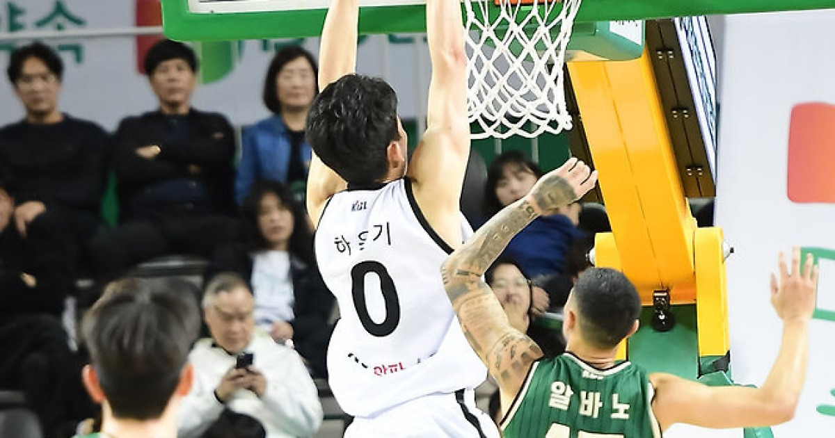 프로농구 KT, DB에 84-81 신승…LG·정관장과 '공동 2위'