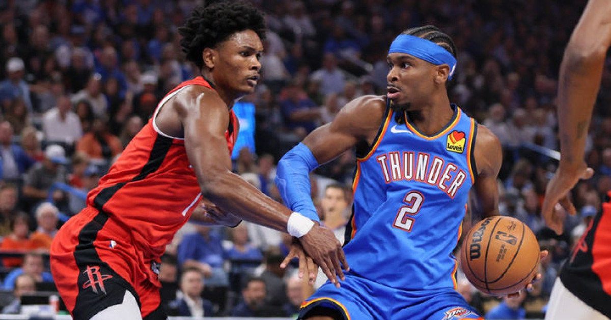 '디펜딩 챔피언' OKC, NBA 개막전서 2차 연장 끝에 휴스턴 제압