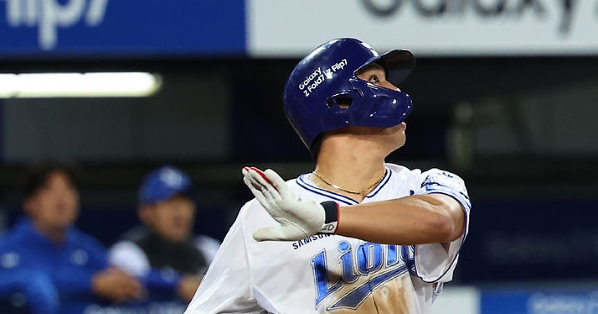 '히어로 등장' 삼성 김영웅, 김서현 무너뜨리는 동점 3점포에 역전포 '쾅쾅'(종합)[PO]