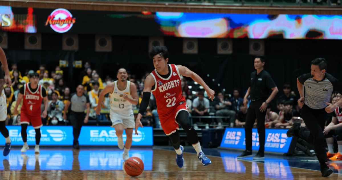 EASL 나선 SK, 일본 챔피언 우츠노미야에 8점 차 패배