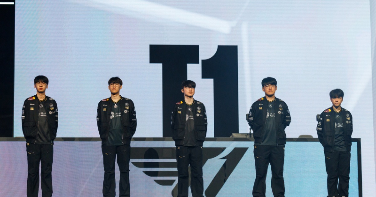 탈락 위기서 살아남은 T1, 100T에 진땀승…2승2패조 진출 [롤드컵]