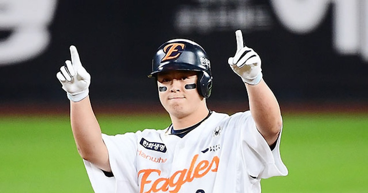 노시환 ‘또 다시 찬스 잡는 2루타’ [MK포토]