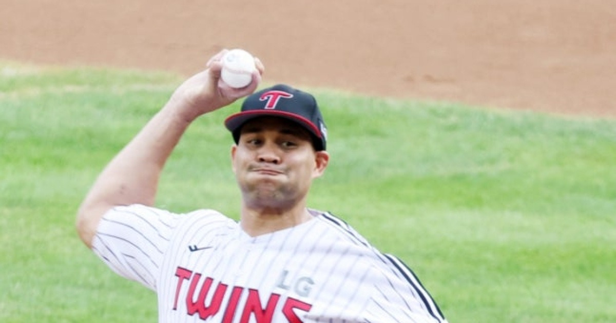 LG 우승 확률 73.2% 잡았는데, '한화전 ERA 1.40' 천적 2차전 등판 불발되다니... '대체 왜' [KS1 현장인터뷰]