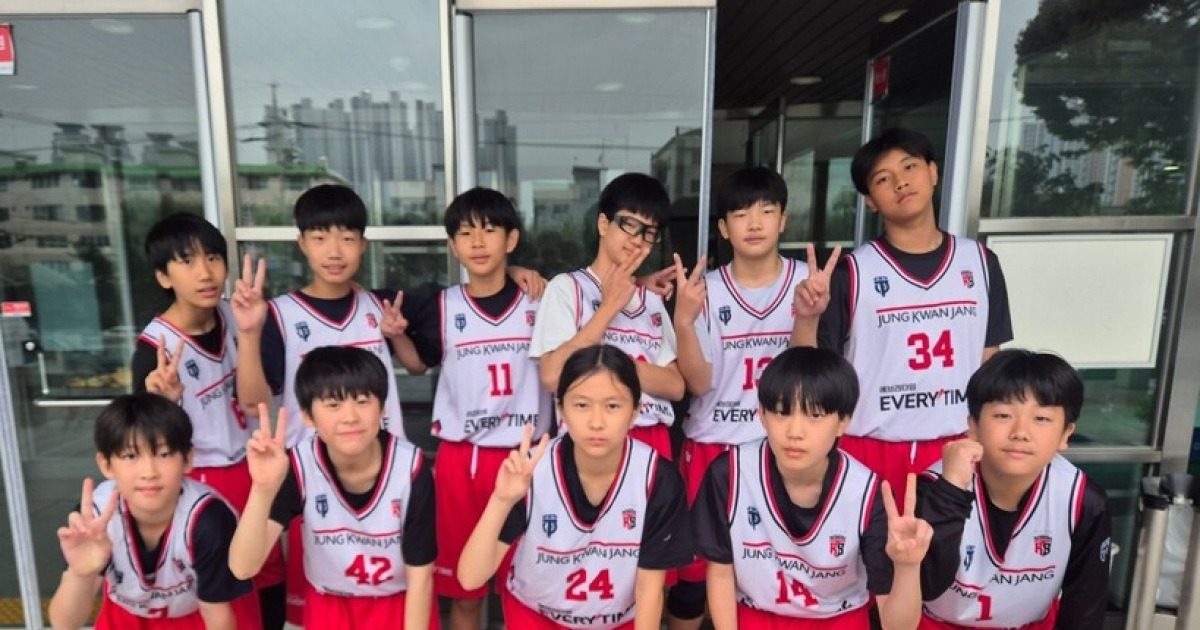 파주운정 TOP U12, 시흥시의회 의장배 농구대회에서 3위 올라