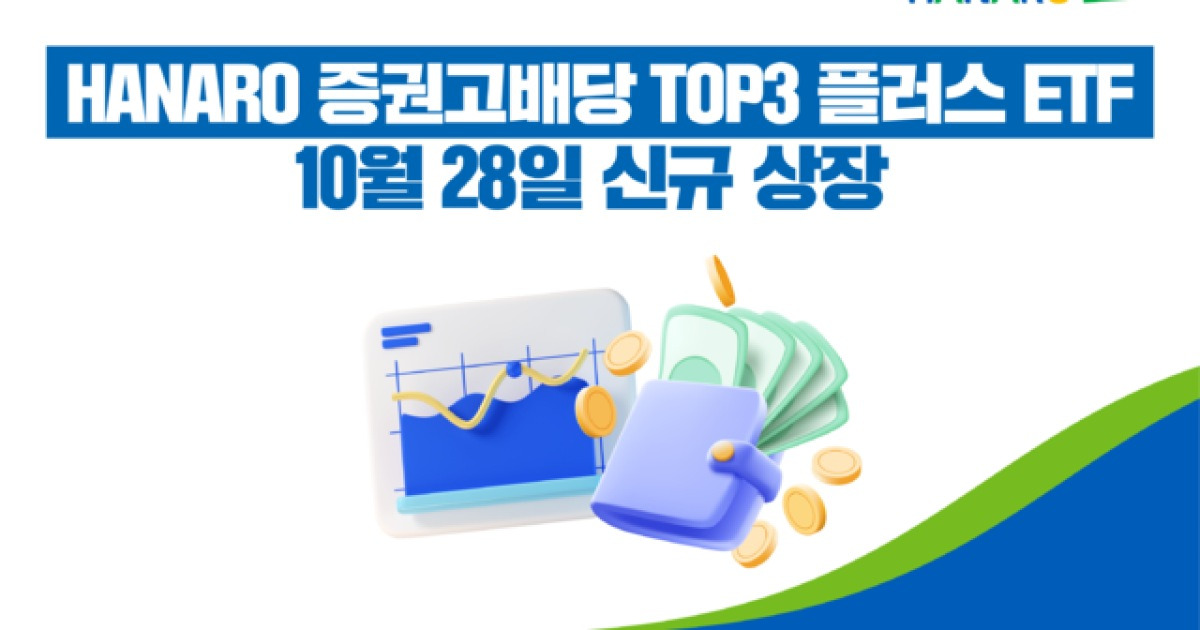 NH아문디, ‘HANARO 증권고배당TOP3플러스 ETF’ 상장
