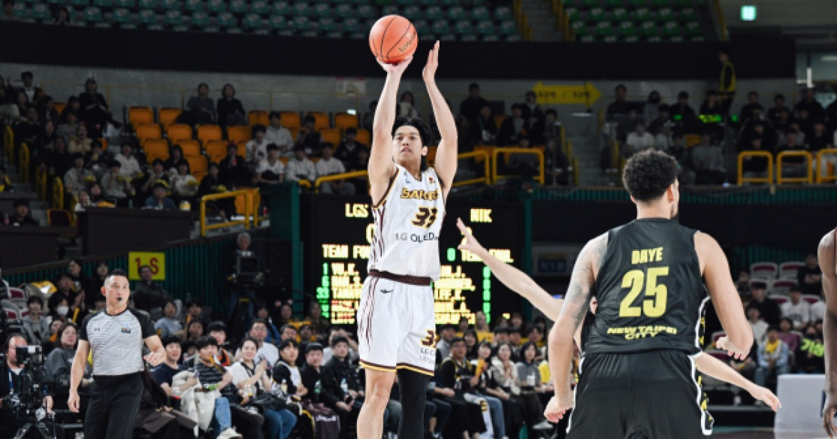 EASL 첫 출전 LG, 대만 챔피언 뉴 타이베이 킹스에 78-90 패