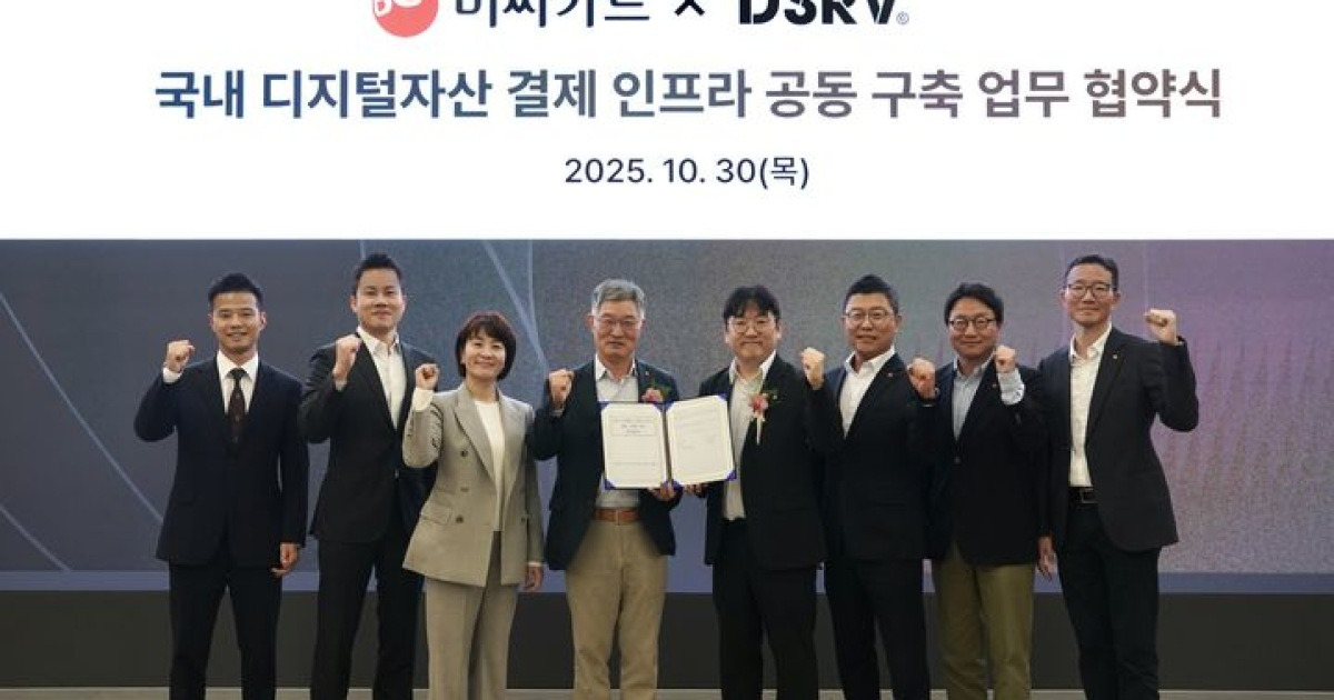 BC카드, DSRV와 스테이블코인 결제 인프라 구축 '맞손'