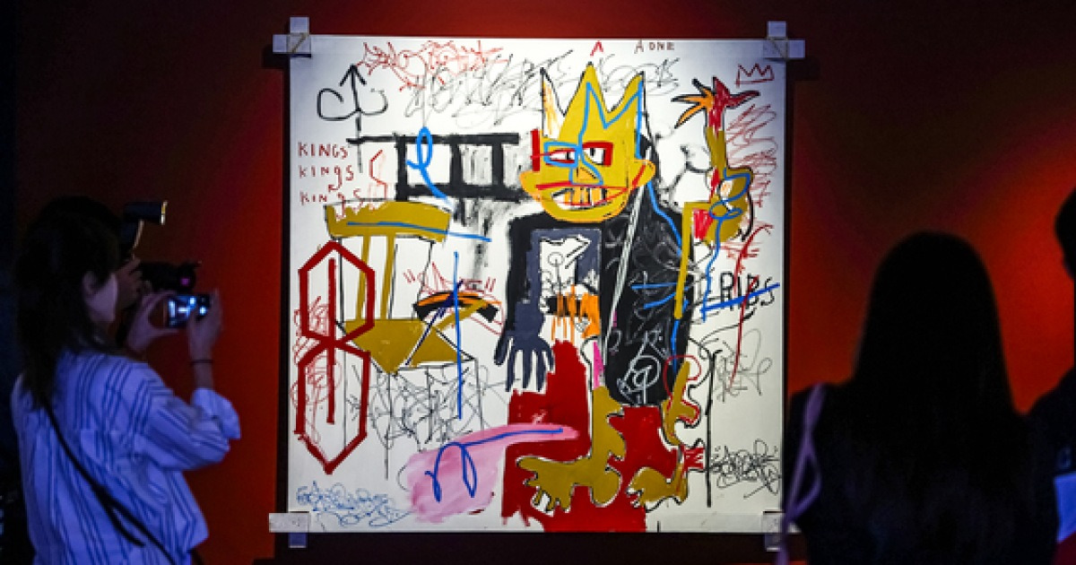 잠든 마돈나 옆에서, 바스키아가 남긴 1000억 낙서…세기의 경매들